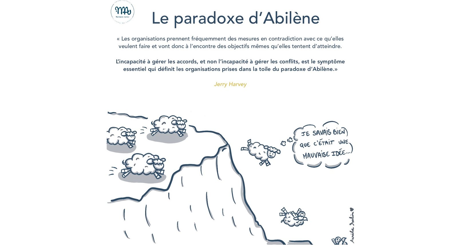 Le paradoxe d’Abilène - Marianne Auriac - Coach en entreprise Toulouse-Gers